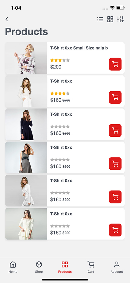 React Native Store Ui Template By Theoremui Codecanyon